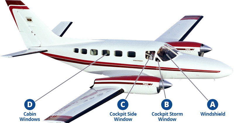 Cessna Conquest II Replacement Windows - Lee Aerospace